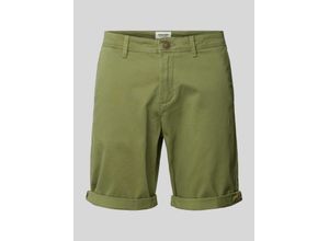 5715093522425 - ORIGINALS by JACK & JONES Chino-Shorts Diagonaltaschen für Herren grün XXL