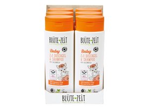 4311596650101 - BLÜTE-ZEIT Baby 2in1 Duschgel & Shampoo mit Bio-Calendula 250 ml 6er Pack