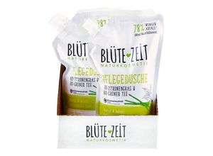 4311596655786 - BLÜTE-ZEIT Duschgel Bio-Zitronengras & Bio-Grüner Tee Nachfüller 500 ml 6er Pack