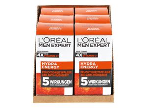 3600524094409 - LOreal Men Hydra Energy Creme 50 ml 6er Pack