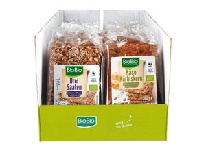 4316268634229 - BioBio Knäckebrot 200 g verschiedene Sorten 10er Pack