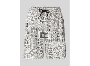 5715512135625 - Shorts mit Allover-Muster Modell BOLD LIFE