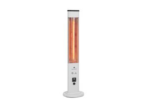 4060656231209 - Heat Guru Plus In & Out Heizstrahler 1200W 3 Heizstufen Fernbedienung - Weiss