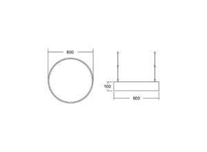 4251433942566 - BRUMBERG Biro Circle direkt Ø 60 cm on off schwarz 4000 K