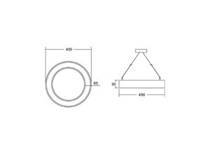 4251433955825 - BRUMBERG Biro Circle Ring5 45cm up down DALI silber 4000 K