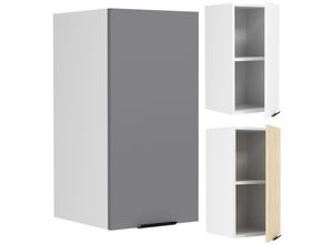 4051814429880 - Küchenschrank hängend Maße ca H 60 x B 30 x T 31 cm Hängeschrank mit zwei Fächern Küchenmöbel - Fasola