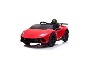 3800931051860 - Kinder Elektroauto Lamborghini Huracan Fernbedienung Musikfunktion rot schwarz