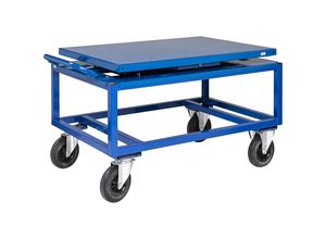 7350074809829 - Kongamek - Schwenkteller 1338x810x152mm in blau als Zubehör für Palettenwagen