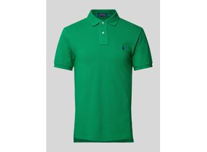 3616411864208 - Slim Fit Poloshirt mit Label-Stitching