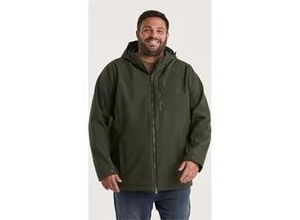 4057651433288 - Softshelljacke STOY STW 17 MN SFTSHLL JCKT Herren Gr 6XL grün (olivgrün) Oberstoff Oberseite 92% Polyester 8% Elasthan Rückseite 100% Polyester Futter 100% Polyester sportlich Jacken Wasserabweisende atmungsaktive Softshelljacke mit abnehmbarer Kapuze