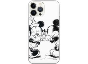 4255698246643 - - Handyhülle Mickey & Minnie 010 Full Print Weiß kompatibel mit iPhone 13 Mini