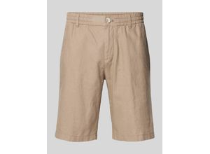 4067672124713 - Regular Fit Leinenshorts mit Gesäßtasche