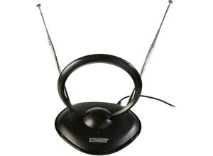 4004005896008 - DVB-T2 Zimmerantenne ZA8960 013 schwarze Flachantenne für den Innenraum aktiv Antennen & Koaxkabel - Schwaiger