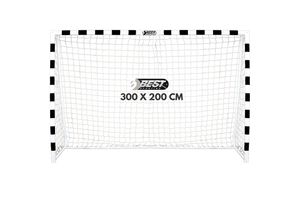 4009197110864 - Fußballtor Soccer 300 x 200 x 90 cm schwarz-weiß