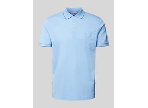 4066425717172 - Slim Fit Poloshirt aus reiner Baumwolle mit Logo-Stitching