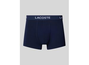 3665926818374 - LACOSTE Boxershorts 3er-Pack Logo-Bund für Herren blau M