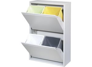 4061753271228 - Wertstoffsammelschrank 4 x 14-l-Innenbehälter HxB 920 x 601 mm