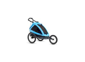 4250969225556 - taXXi Kinderfahrradanhänger Elite one Blue Kinderanhänger Fahrradkinderanhänger