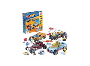 0887961930023 - GVM13 - Hot Wheels - Mega Construx - Rennnwagen Bauset für 4 Fahrzeuge 485 Teile