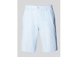 4067672125291 - Regular Fit Leinenshorts mit Gesäßtasche