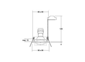 4251433949794 - BRUMBERG Einbaustrahler Abran GU10 alu matt schwenkbar