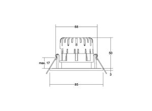 4251433997498 - BRUMBERG BB20 IP65 RC Treiber rund Anschlussbox strukturweiß