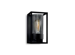 8021035016479 - Moretti Luce Außenwandleuchte Cubic³ 3365 schwarz klar