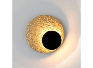 4250151344683 - LED-Wandleuchte Infinity in Gold Ø 20 cm