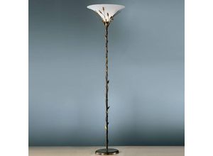 4040766151178 - 15117 Campana Stehleuchte ø 47cm - opal satiniert rost-antik mit Gold patiniert - Kögl