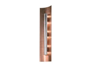 4040766931220 - Wandlampe Aura Kupfer Blende silber Höhe 30 cm