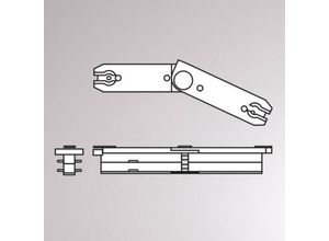 9008905681110 - Molto Luce Flexverbinder für Volare 2-Phasen-Schiene 70-150°