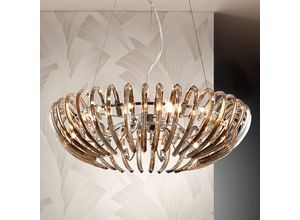 8435435311469 - Schuller Lighting - Schuller Ariadna - 12 Light Crystal Deckenanhänger Chrom Champagner G9