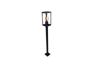 4250294315809 - Wegeleuchte Karo in Anthrazit E27 IP44 1000mm - black - Eco-light