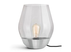 5712826205129 - Bowl Tischlampe Stahl Rauchglas