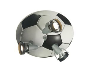 4036239106042 - - Deckenstrahler für Fussball-Fans 3flammig Spots schwenkbar Fussball-Strahler