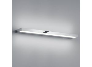 4022671109369 - Led Wandleuchte Slate IP44 Chrom 18 203804 - Chrom Satiniert - Helestra