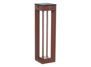 3561619001729 - Les Jardins LED-Solarleuchte Borne mit Sensor 45 cm corten