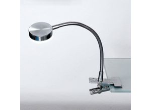 9003090230891 - ORION LED-Klemmleuchte Mira Flexarm nickel satiniert