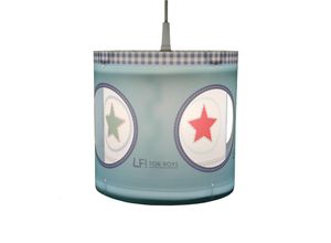 4036239001217 - Lief for Boys Stern Pendelleuchte Energiesparlampe LED E27 60 W Blau