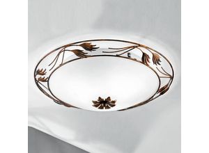 9003090214242 - ORION Deckenleuchte Fleur gold antik Ø 50cm