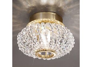 9008447192792 - CARLA - Designer Crystal Surface Mounted Spotlight Poliertes Gold 1x G9