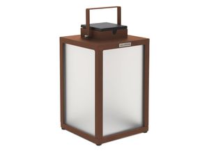 3561619002344 - Les Jardins LED-Solarlaterne Tradition corten Höhe 40 cm