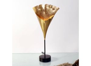 4250151325521 - Tischleuchte Ginkgo gold 42x20cm