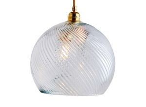 5711863121843 - EBB & FLOW Rowan Hängelampe gold crystal Ø 28 cm