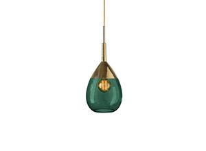 5711863113886 - EBB & FLOW Lute Hängelampe ivy green gold Ø 22 cm