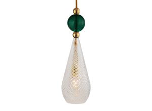 5711863116429 - EBB & FLOW Smykke L gold crystal check grüner Ball