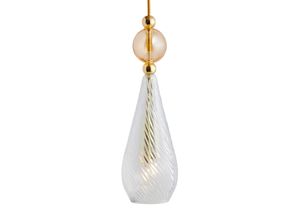 5711863106642 - EBB & FLOW Smykke M gold crystal swirl gold-rauch