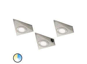 4012676165408 - Dreieckige LED-Unterbauleuchte CS 3er Set