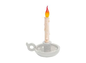 8008215131108 - SELETTI Grimm Bugia Dekotischlampe Kerzenform weiß