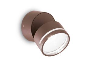 8021696285498 - Ideal Lux Lighting - Ideal Lux omega Runder Einzelstrahler Kaffee IP54 4000K